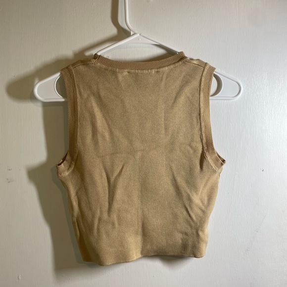 Zara | Tops | Nwt Zara Tan Tank Top | Poshmark